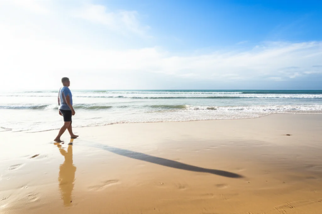 10 Surprising Ways Beach Walks Boost Mental Health 🌊 (2025) - Health Facts